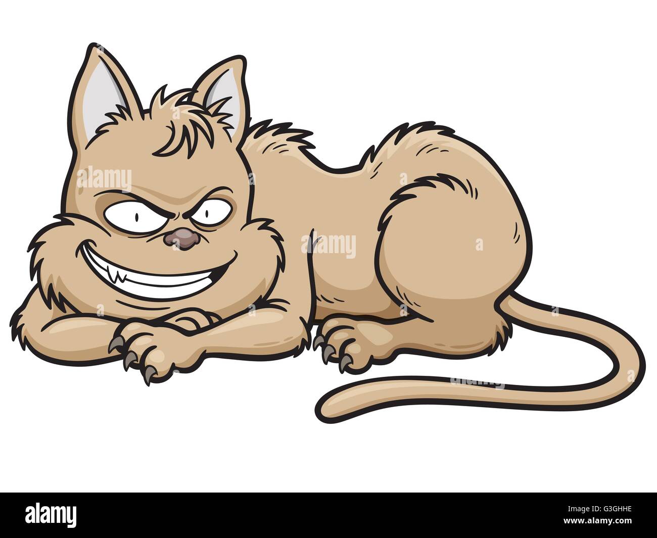 Cartoon sleeping cat cute Cut Out Stock Images & Pictures - Alamy