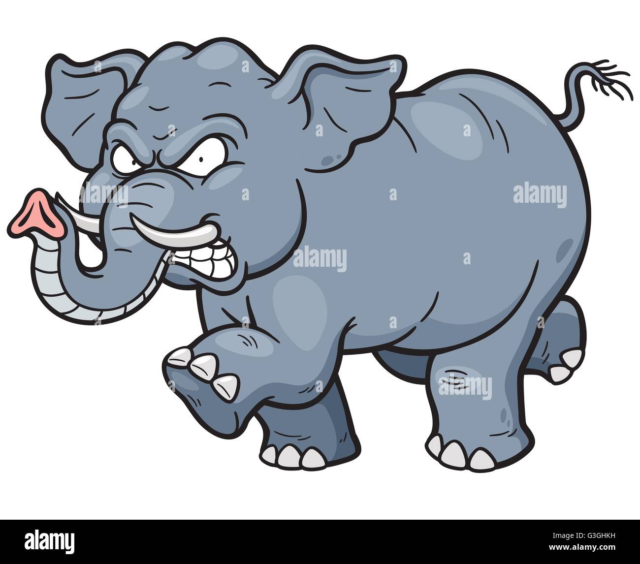 Cartoon elephant hi-res stock photography and images - Alamy