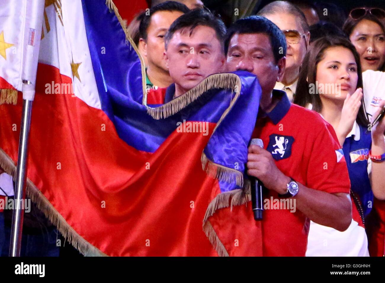 Philippines. 07th May, 2016. Davao City Mayor Rodrigo Duterte running ...