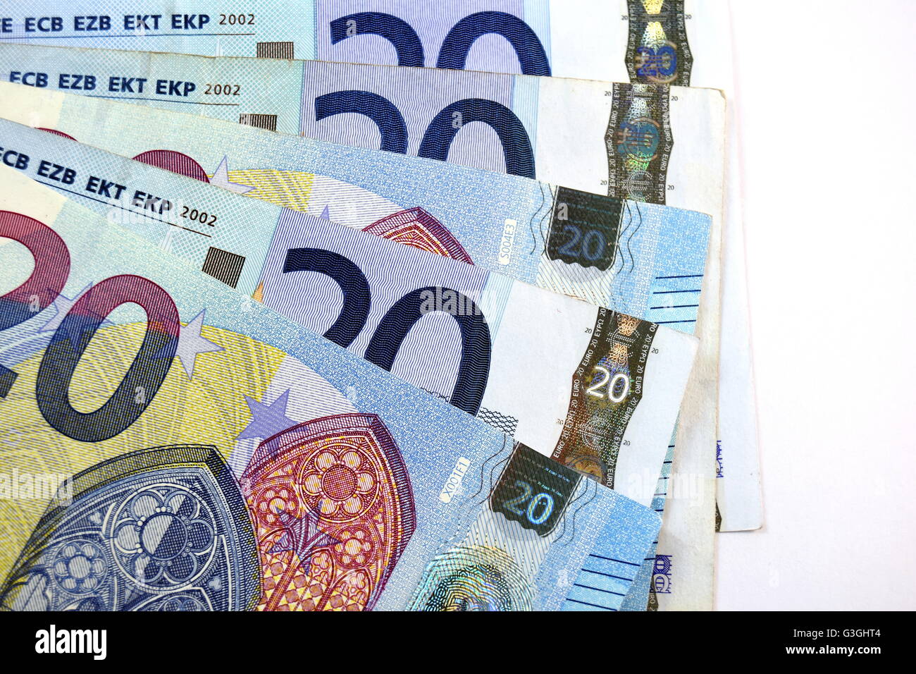 Close-up Euro currency banknotes and coins, EUR symbol Stock Photo - Alamy