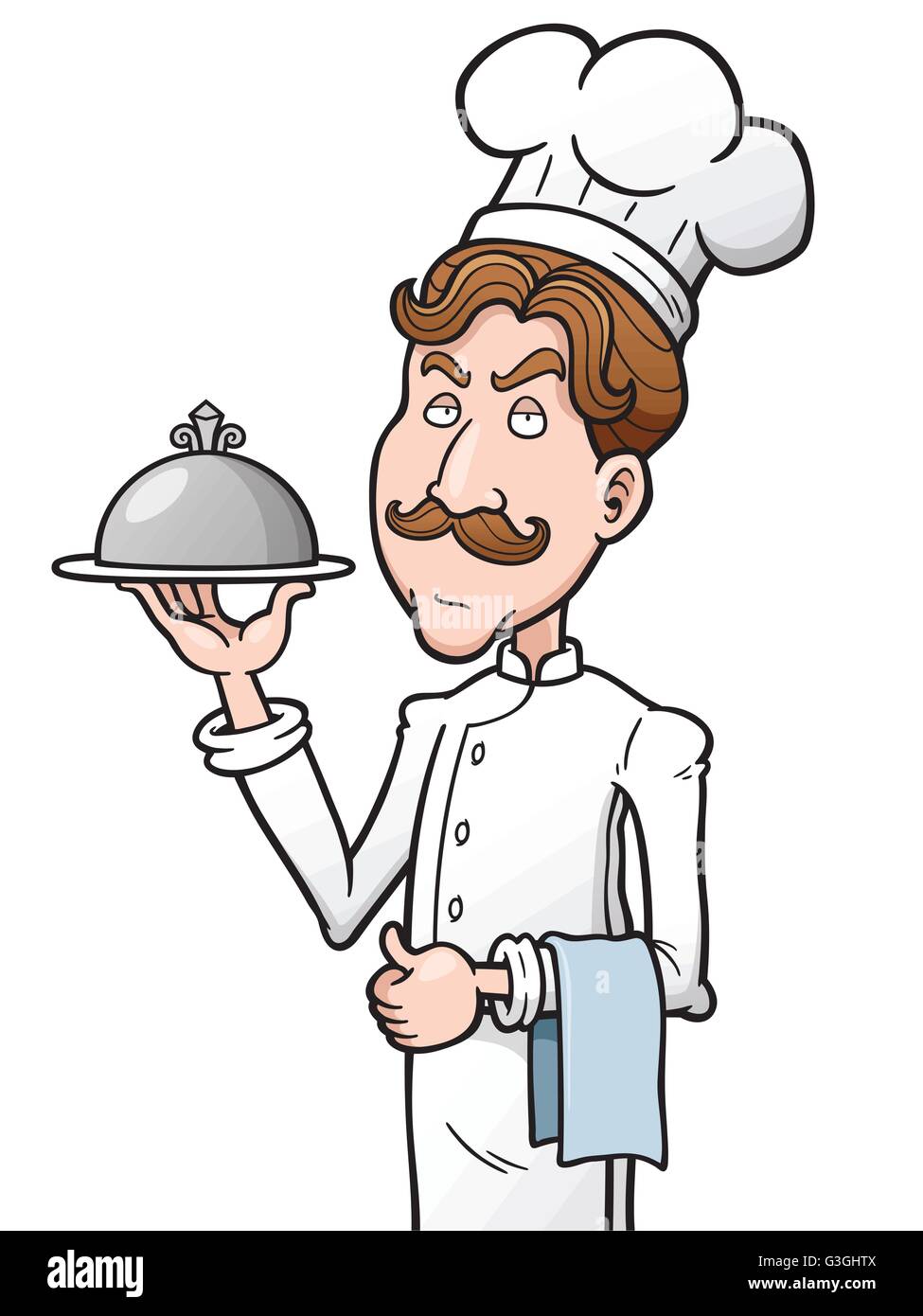 Professional chef cartoon character Cut Out Stock Images & Pictures - Alamy