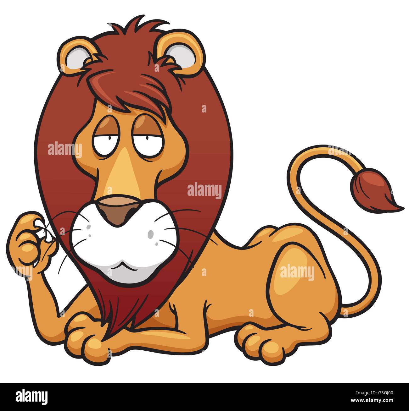 Vector illustration of Lion cartoon Stock Vector Image & Art - Alamy
