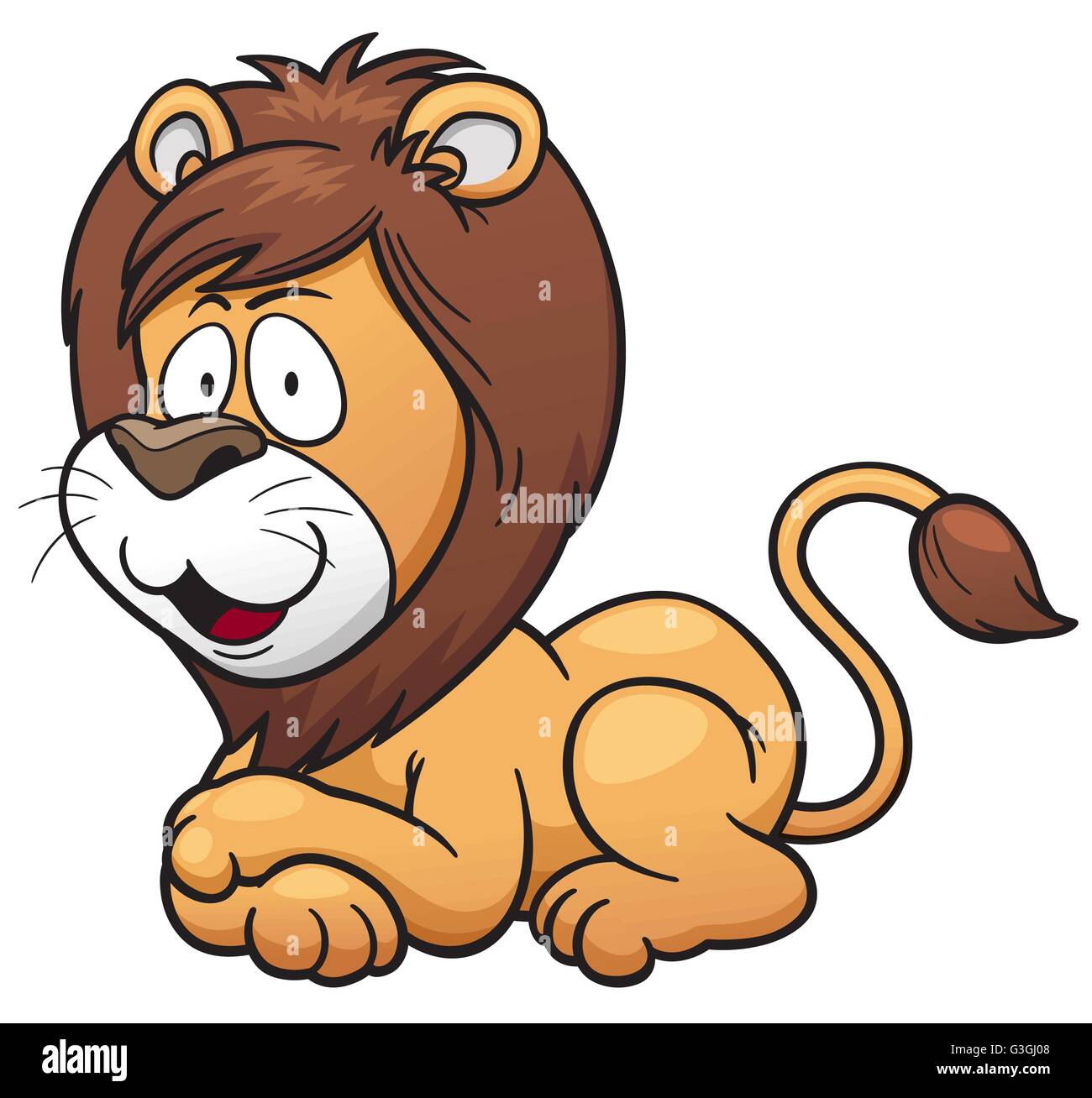 Vector illustration of Lion cartoon Stock Vector Image & Art - Alamy