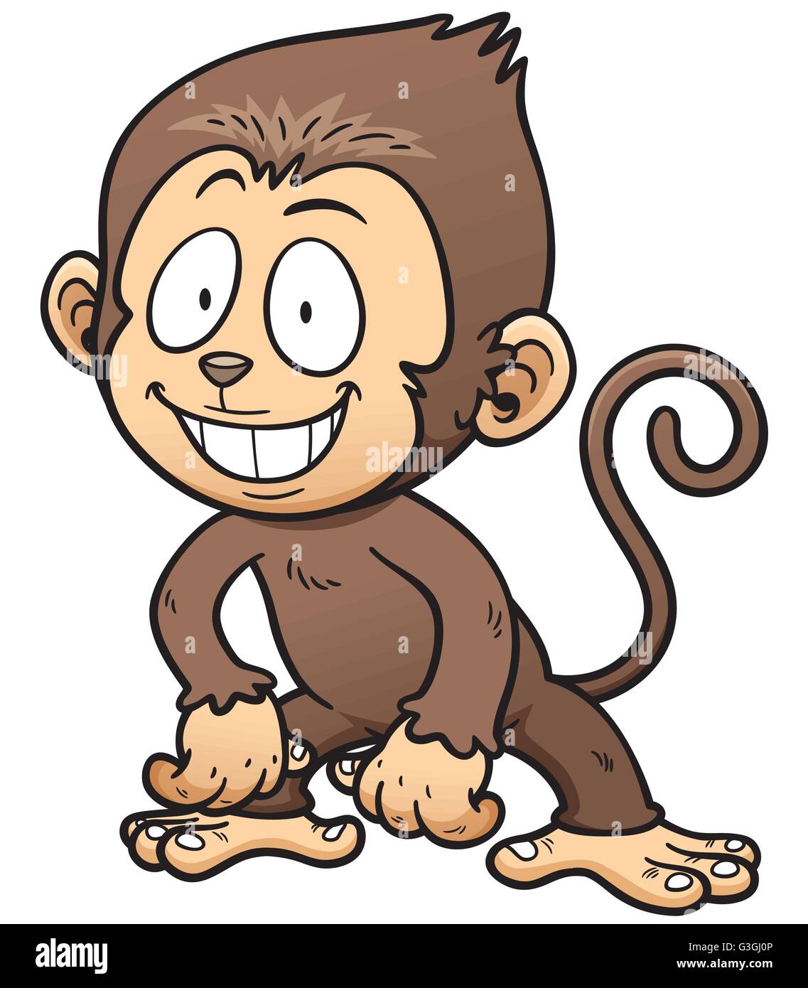Cartoon monkey hi-res stock photography and images - Alamy