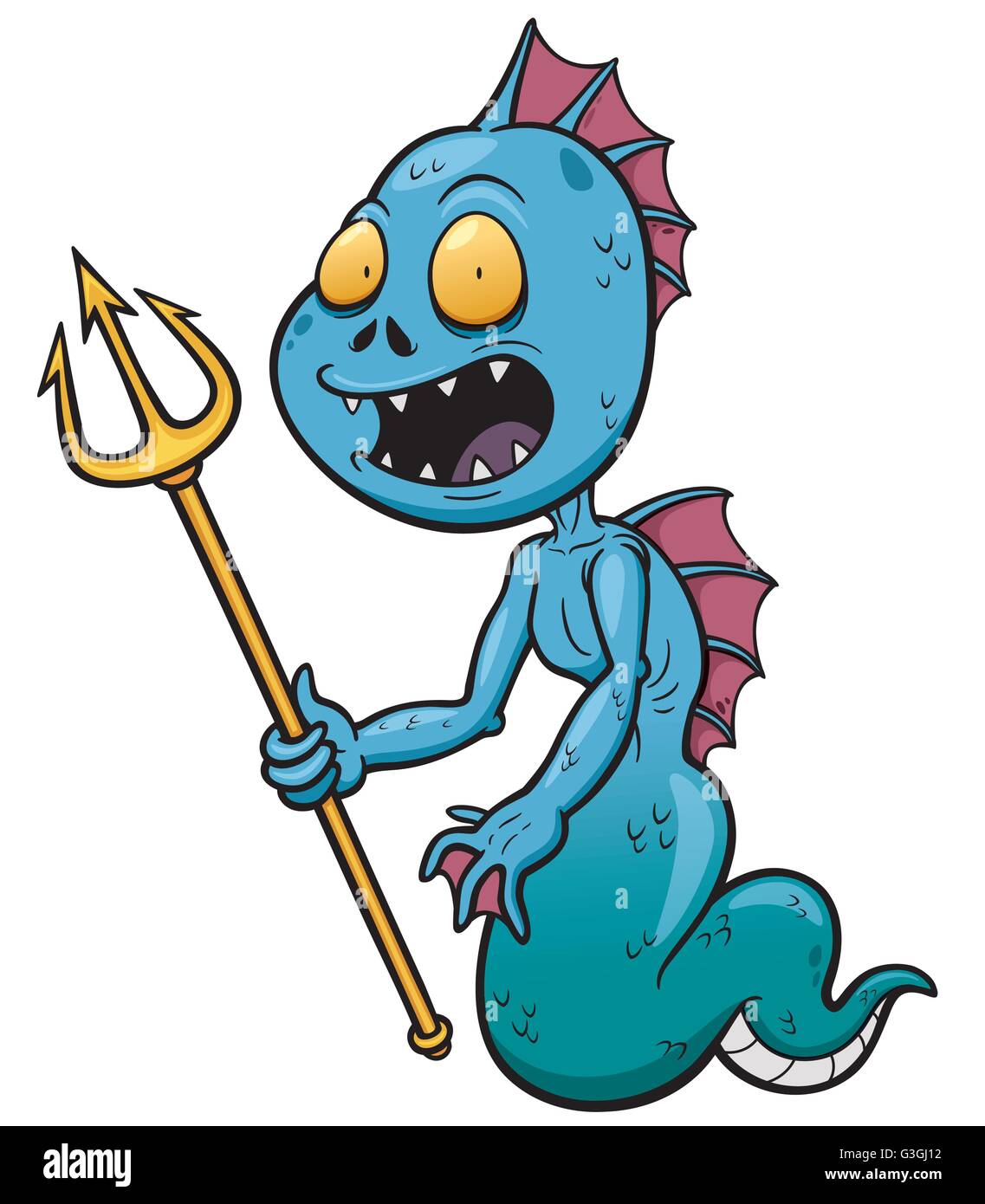 Halloween cartoon monster Stock Vector Images - Alamy