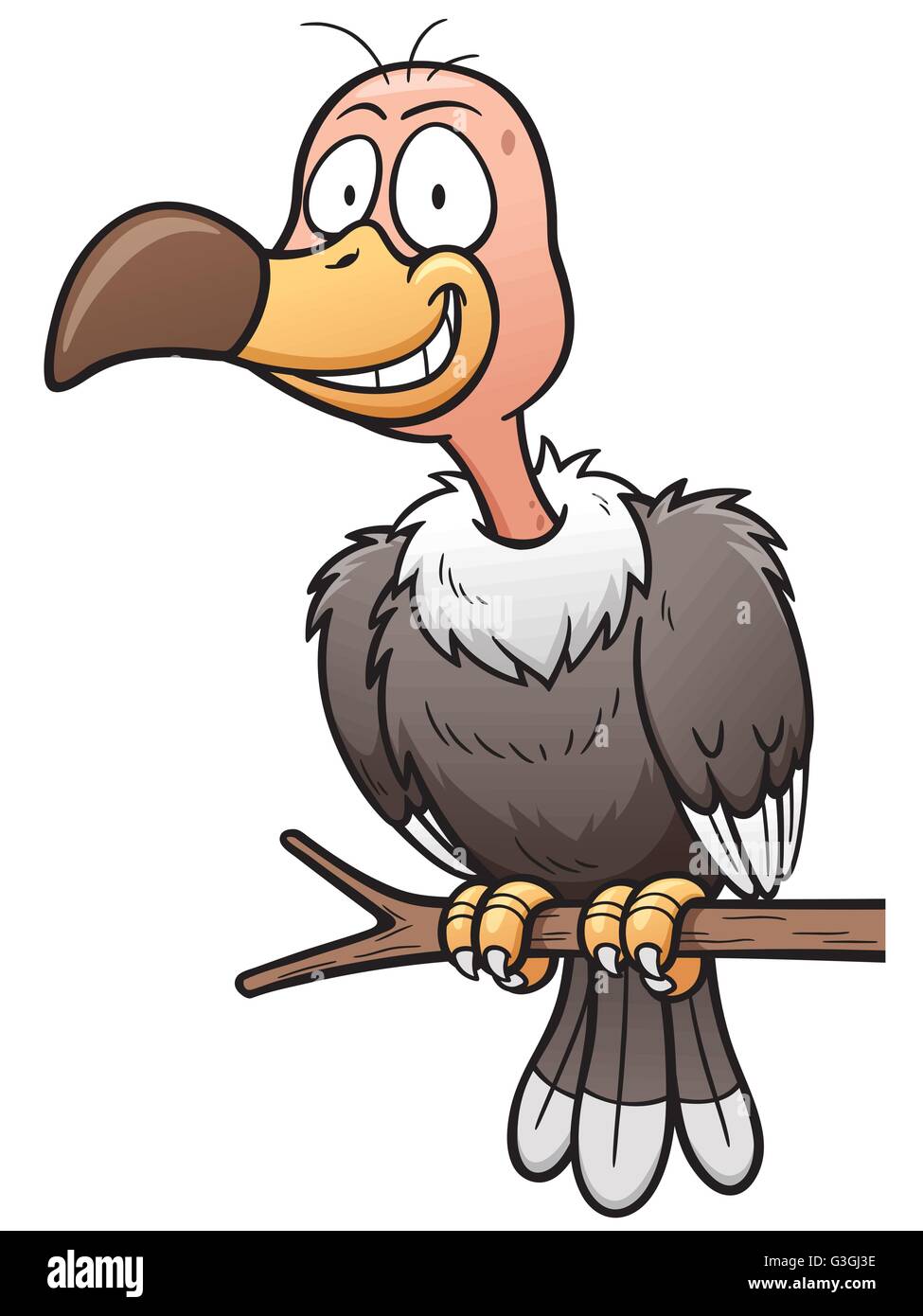 Vector illustration of Cartoon vulture Stock Vector Image & Art - Alamy