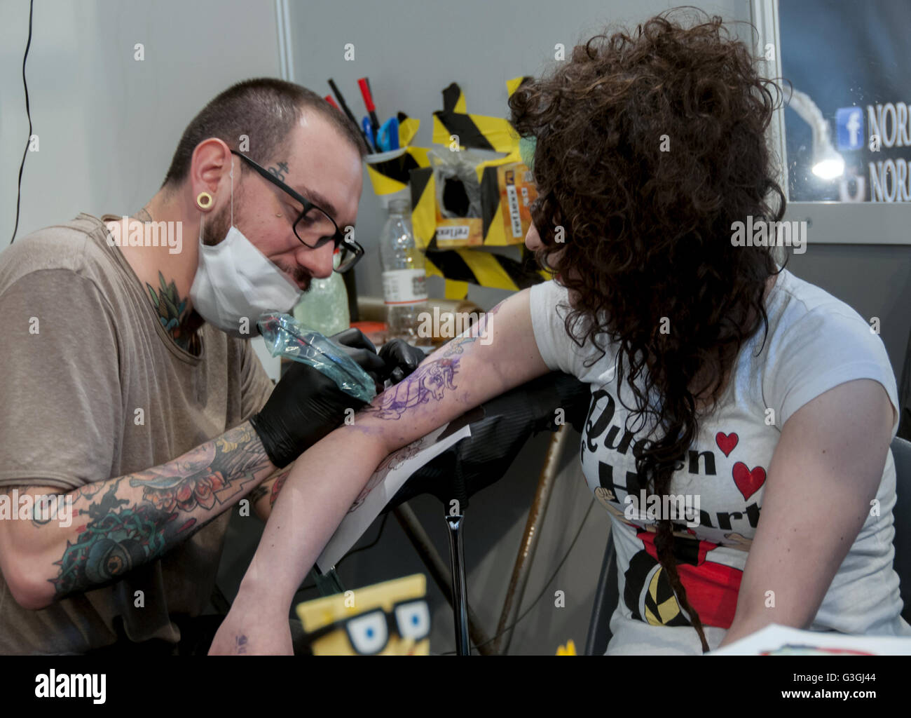 Over 500 international tattoo artists at the Palazzo dei Congressi ...