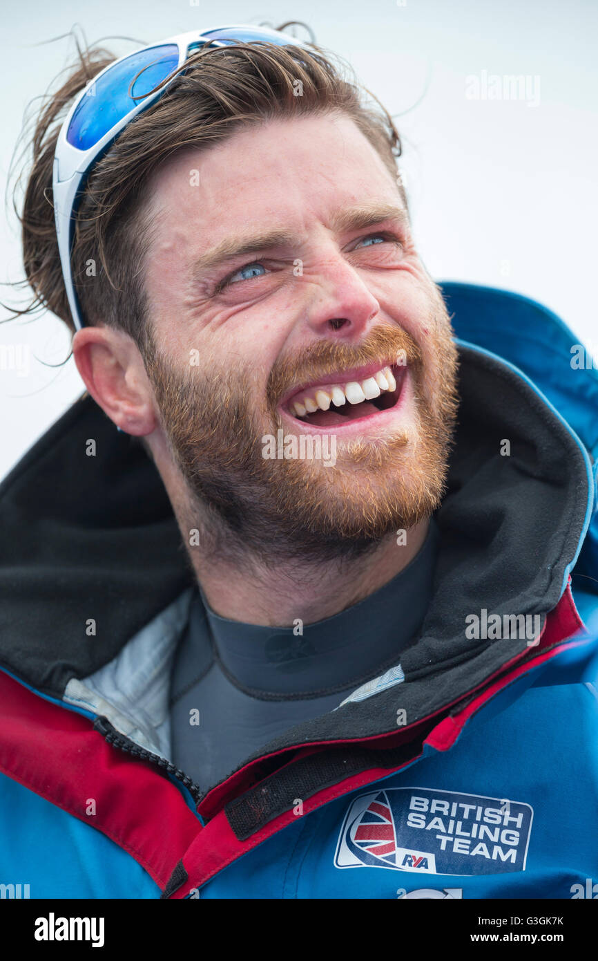 British Olympic sailor Luke Patience, who with team-mate Chris Grube ...