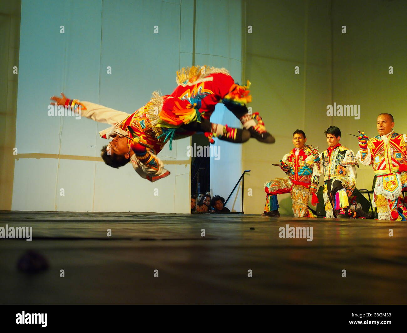 Lima, Peru. 29th Apr, 2016. Lima, scissors dancers, an ancient ...