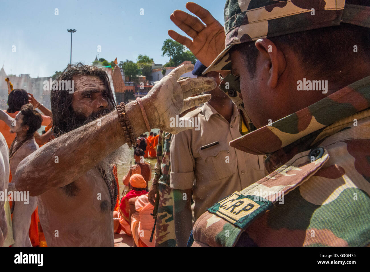 Naga sadhu kumbh mela ujjain hi-res stock photography and images - Alamy