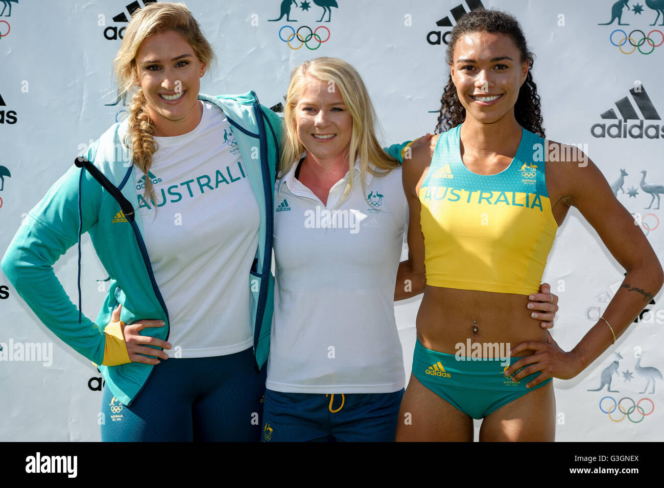 Sydney, Australia. 19th Apr, 2016. (L-R) Australian Olympic Water Polo ...