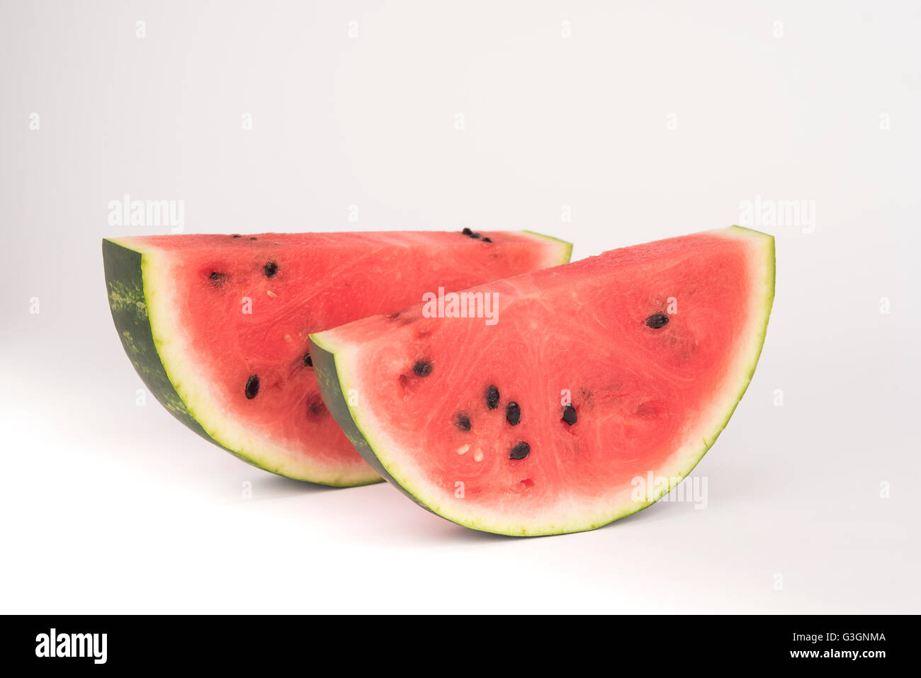Watermelon freshly sliced Stock Photo - Alamy