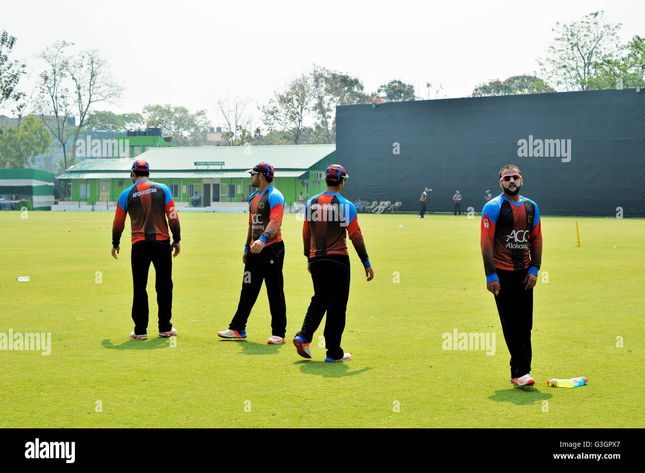 Kolkata, India. 15th Mar, 2016. Afghanistan team is practicing and ...