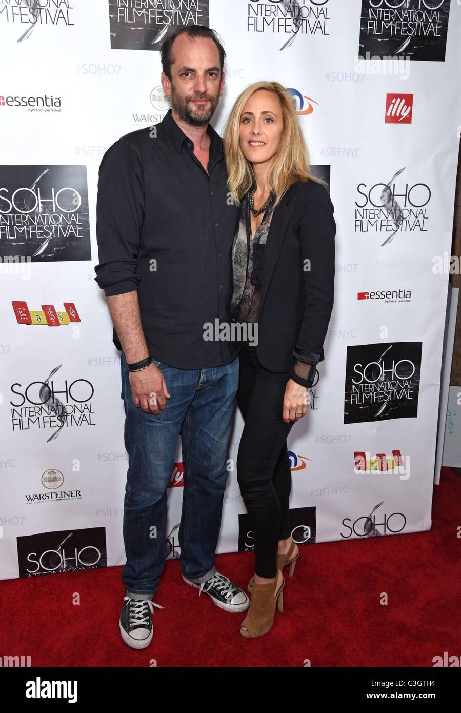 New York, NY, USA. 11th June, 2016. Manu Boyer, Kim Raver at arrivals ...