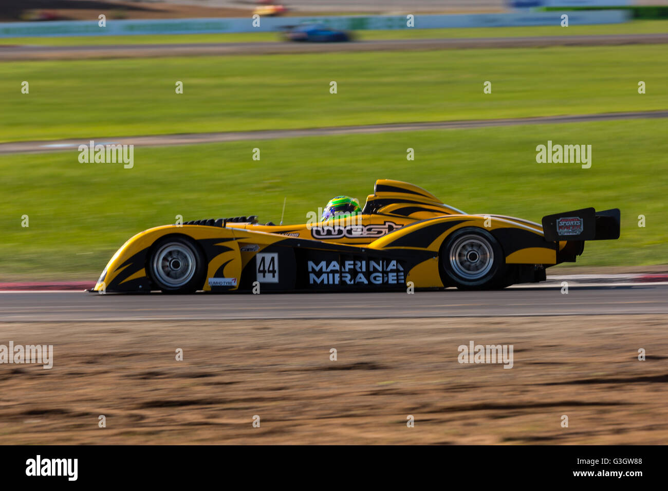 Melbourne, Australia. 12th June, 2016. SR2 driver Jason Makris in race ...