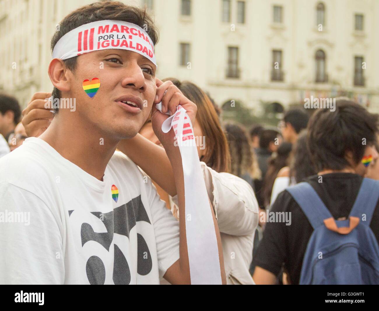 Lima, Peru. 21st May, 2016. Thousands of people took to the streets of ...