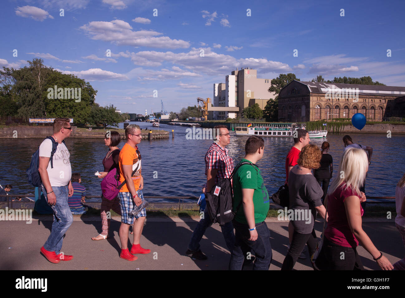 Berlin, Germany. 11th June, 2016. Festival along the river Havel with ...