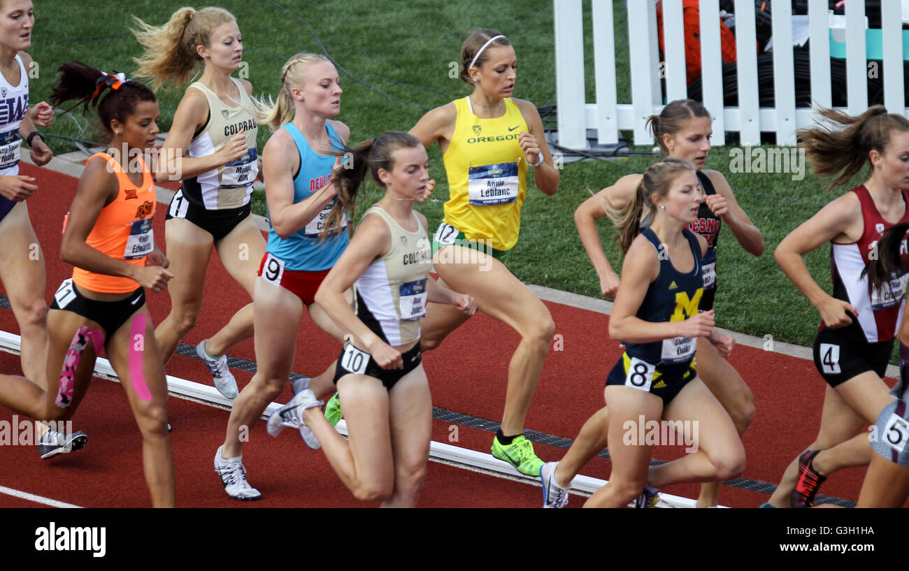 June 11, 2016 - Runners compete in the 1500m at the NCAA Outdoor Track ...
