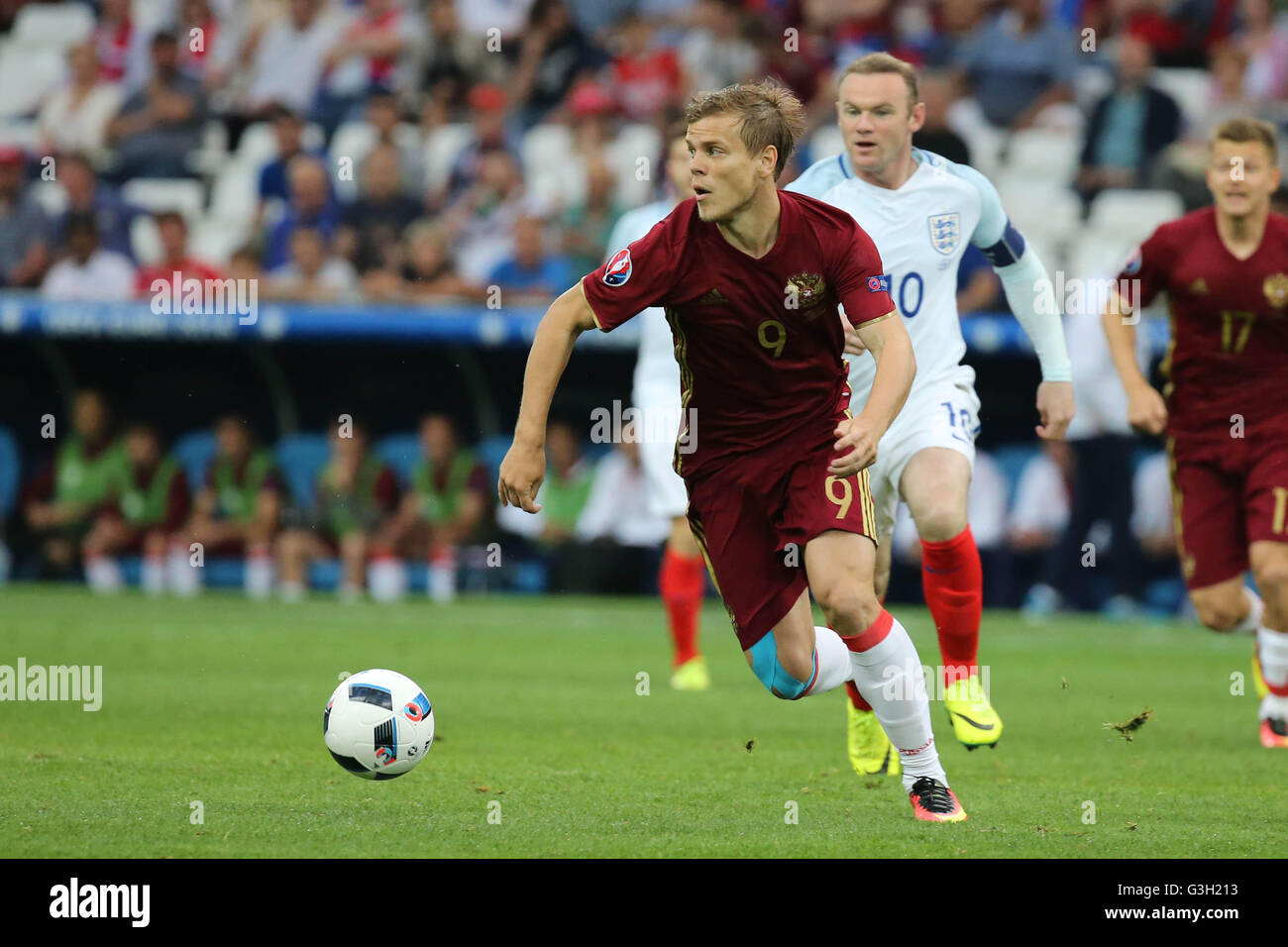 MARSEILLE- FRANCE, JUNE 2016 :Kane in action during football match of ...