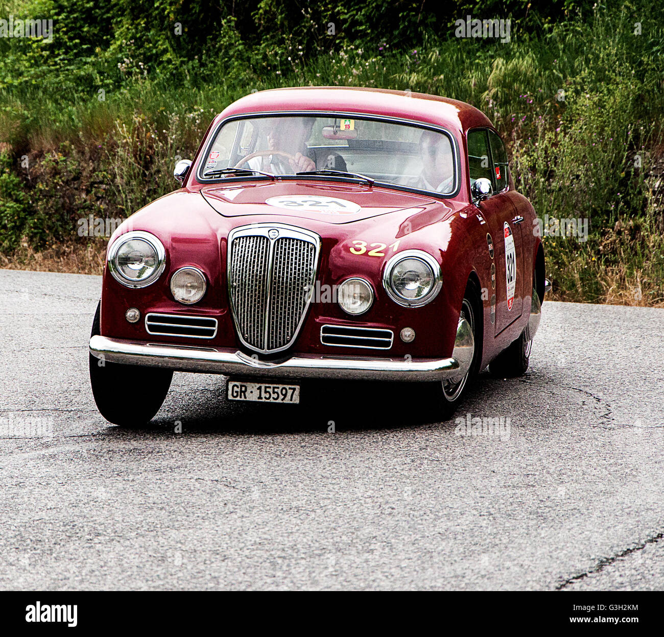LANCIA Aurelia B20 GT 2500 berlinetta Pinin Farina 1954 old racing car ...