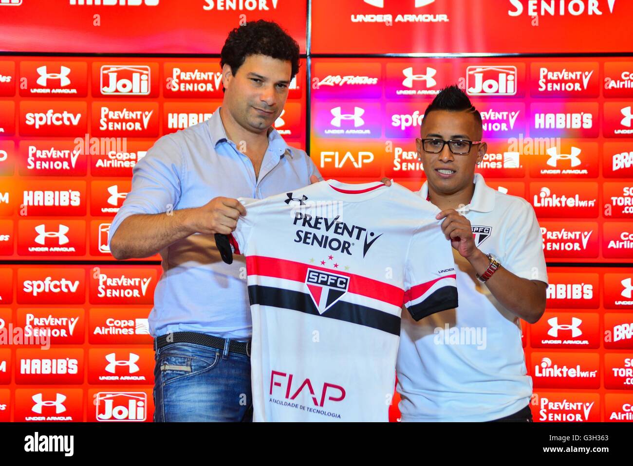 SAO PAULO, Brazil - 24/06/2016: TRAINING SPFC - XXXX for presentation ...