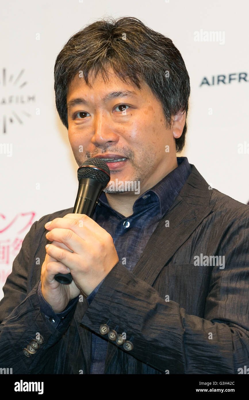 Hirokazu Koreeda director of the film After the Strom speaks opening ...
