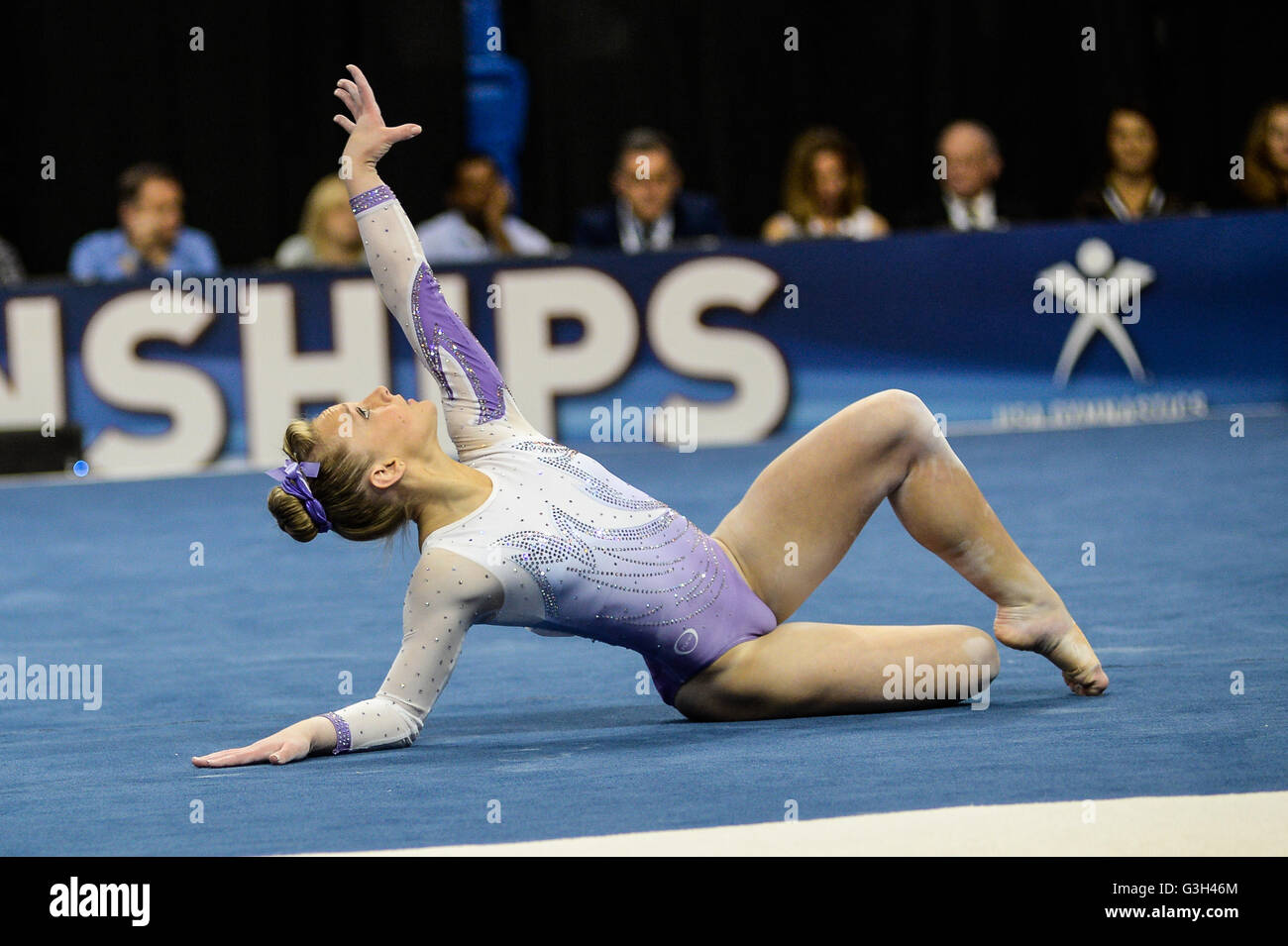 St. Louis, Missouri, USA. 24th June, 2016. EMILY GASKINS competes on ...