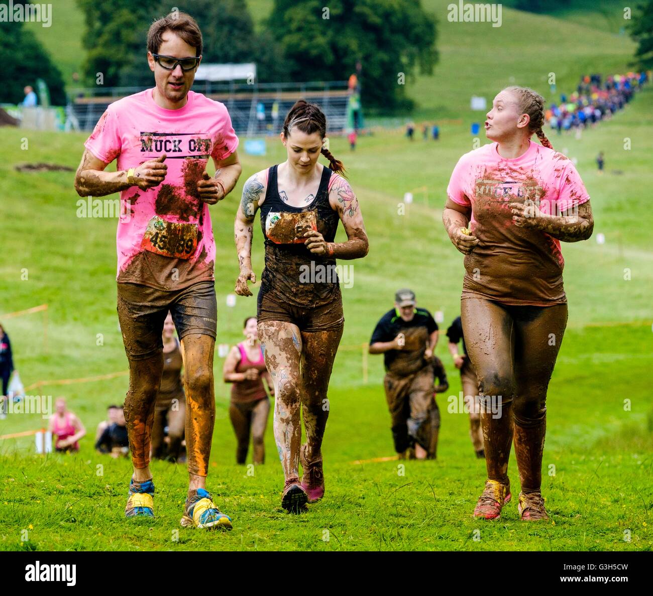 Drumlanrig Castle, Scotland 25th June 2016. Participants in the 2016 ...