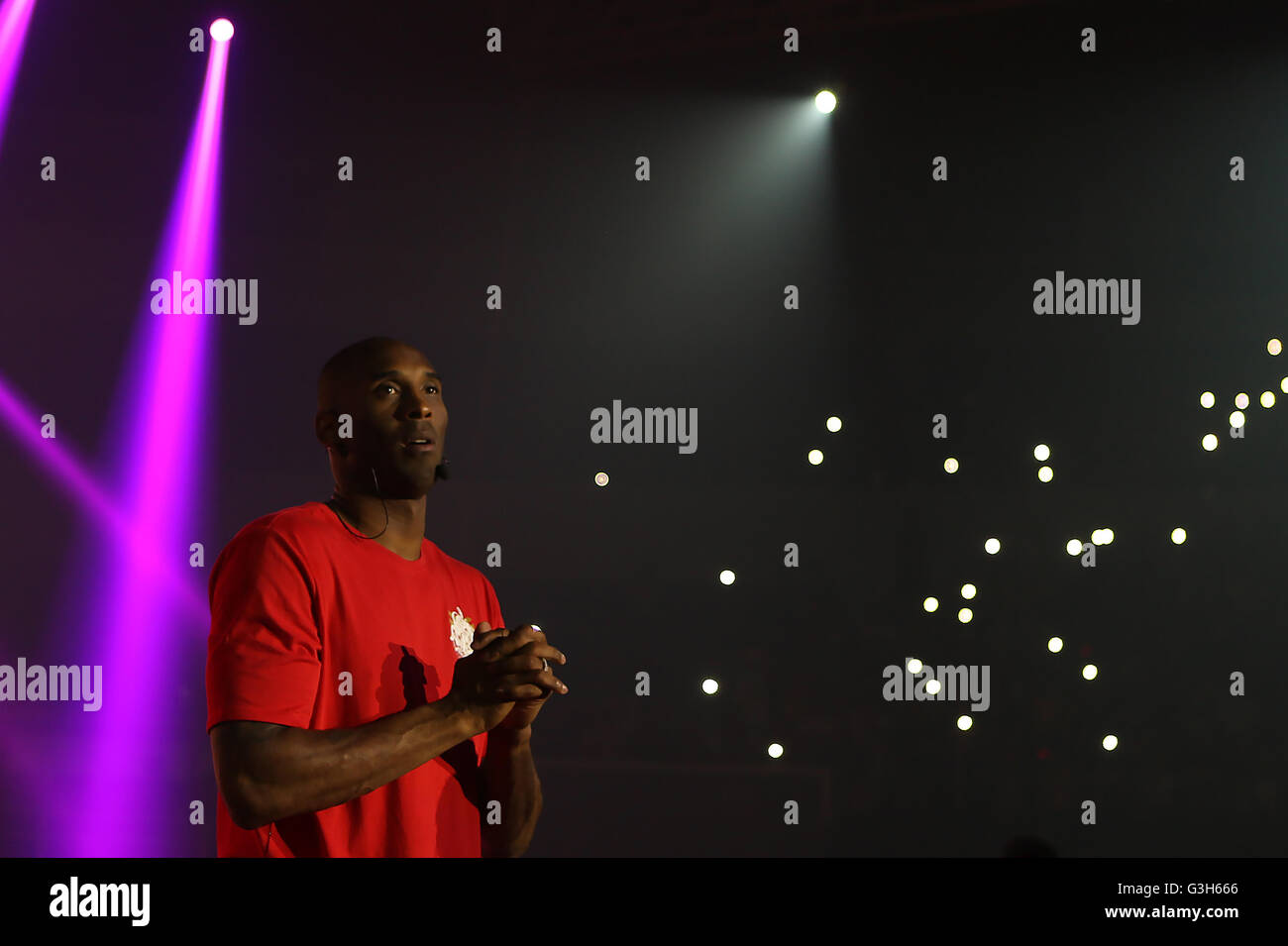 Quezon City, Philippines. 25th June, 2016. Basketball icon Kobe Bryant ...