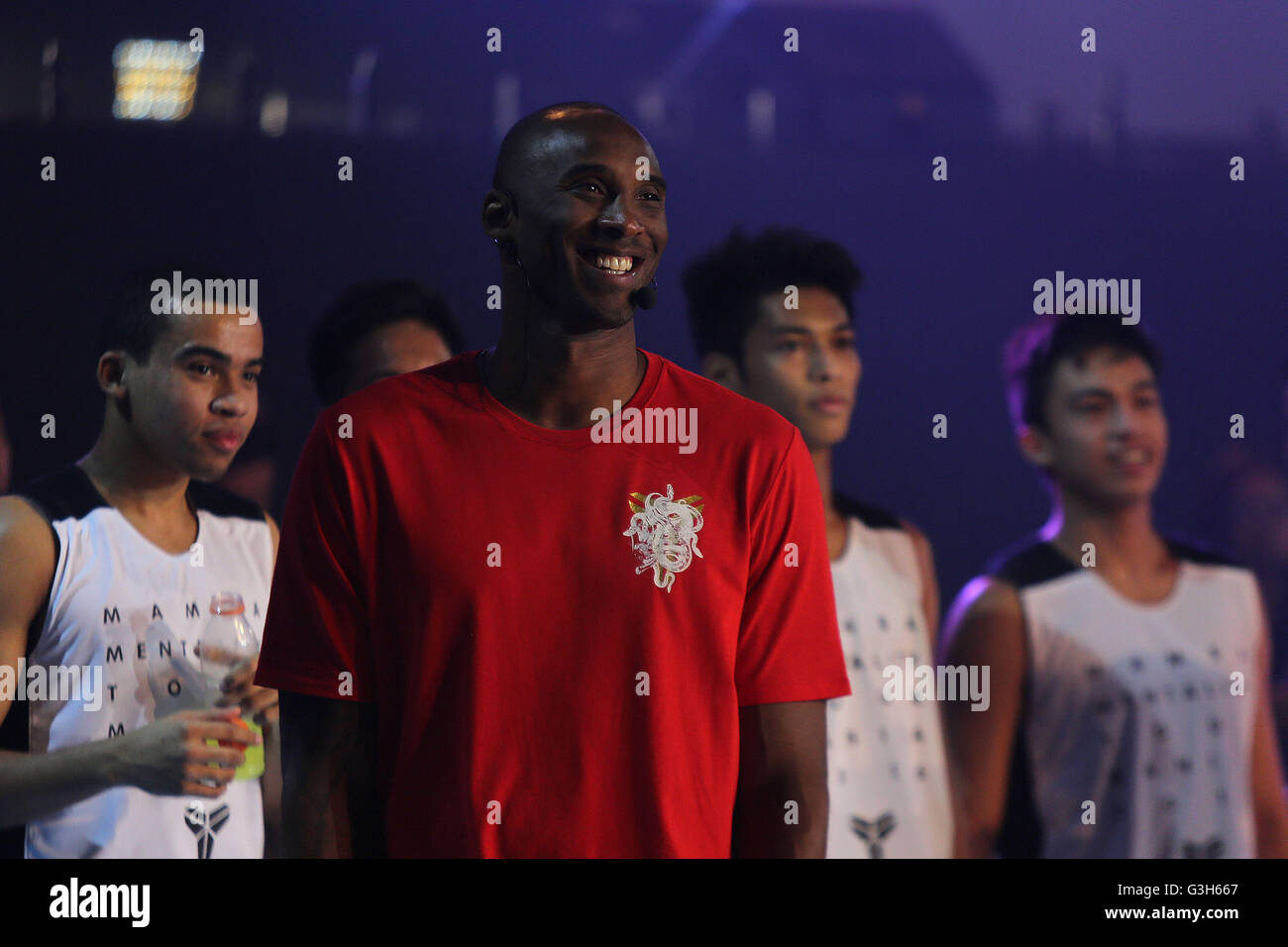 Quezon City, Philippines. 25th June, 2016. Basketball icon Kobe Bryant ...