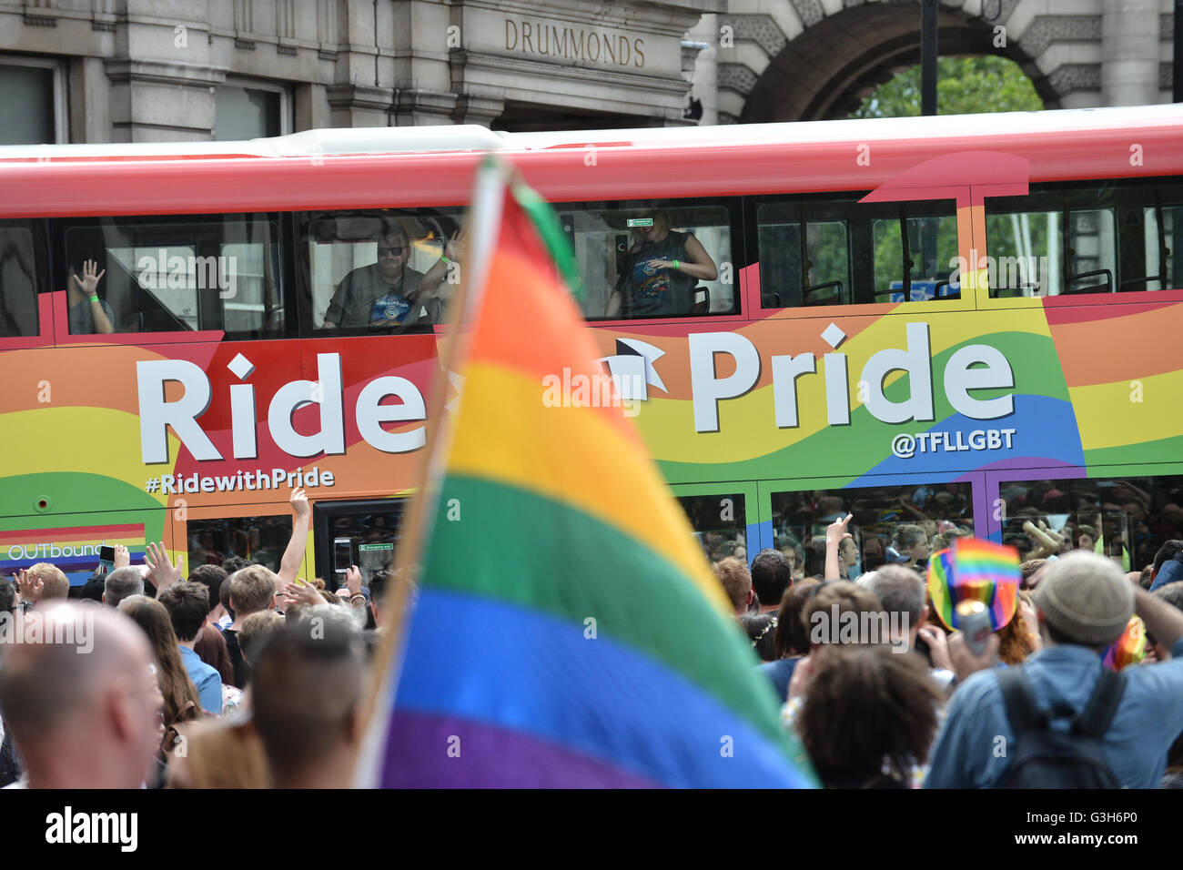 Trafalgar Square, London, UK. 25th June 2016. The Pride 2016 parade ...