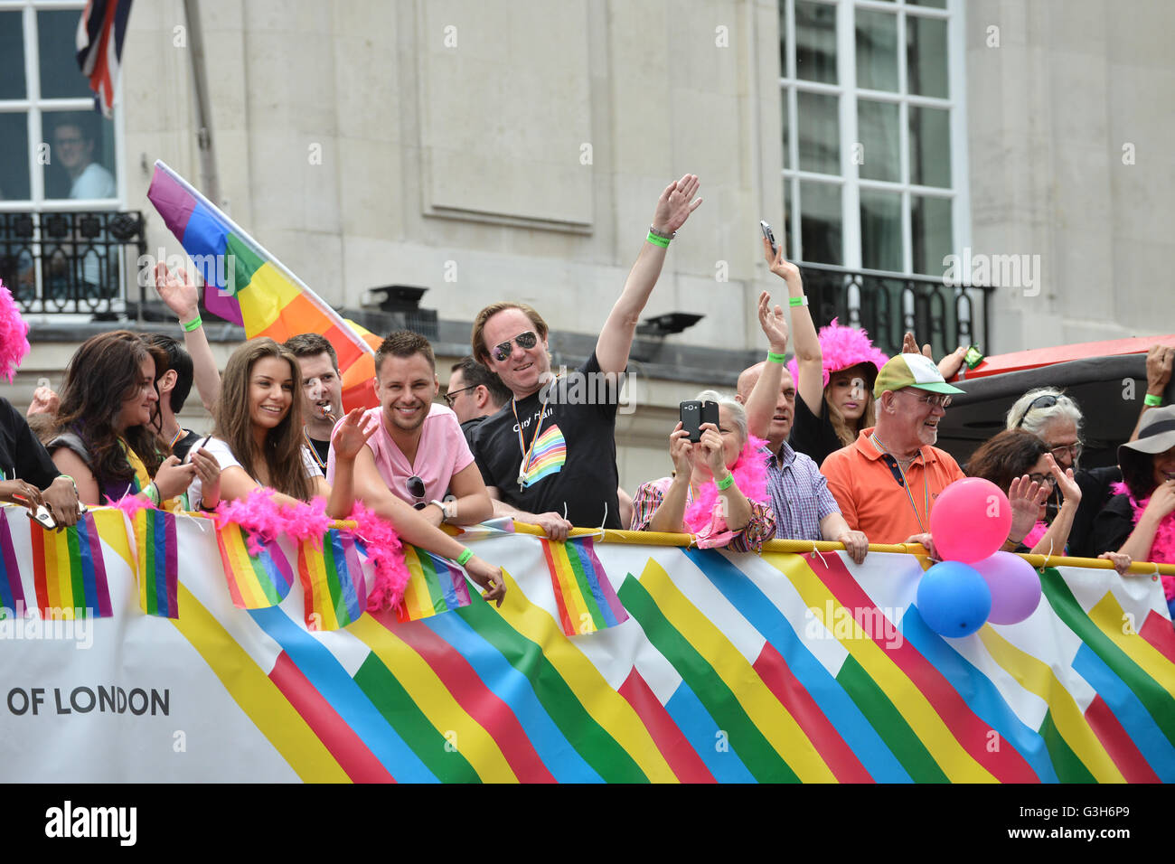 Trafalgar Square, London, UK. 25th June 2016. The Pride 2016 parade ...