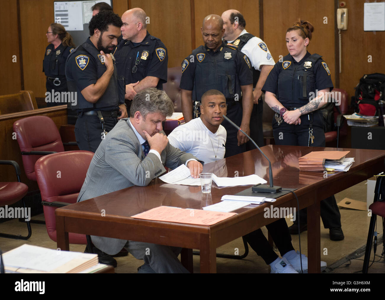 New York, NY, USA. 24th June, 2016. TAYLONN MURPHY is sentenced in ...