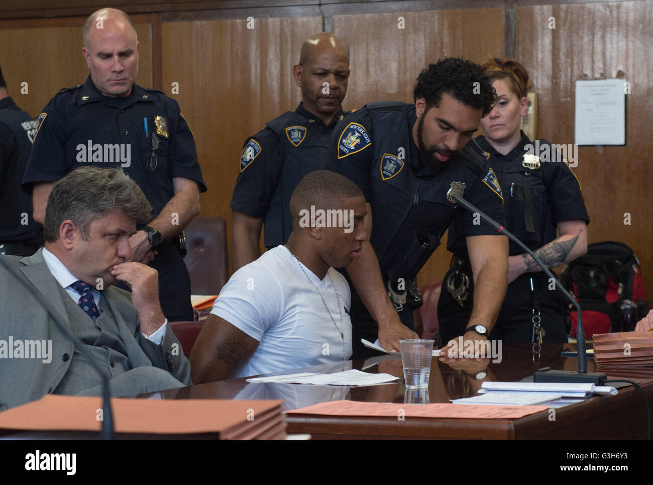 New York, NY, USA. 24th June, 2016. TAYLONN MURPHY is sentenced in ...