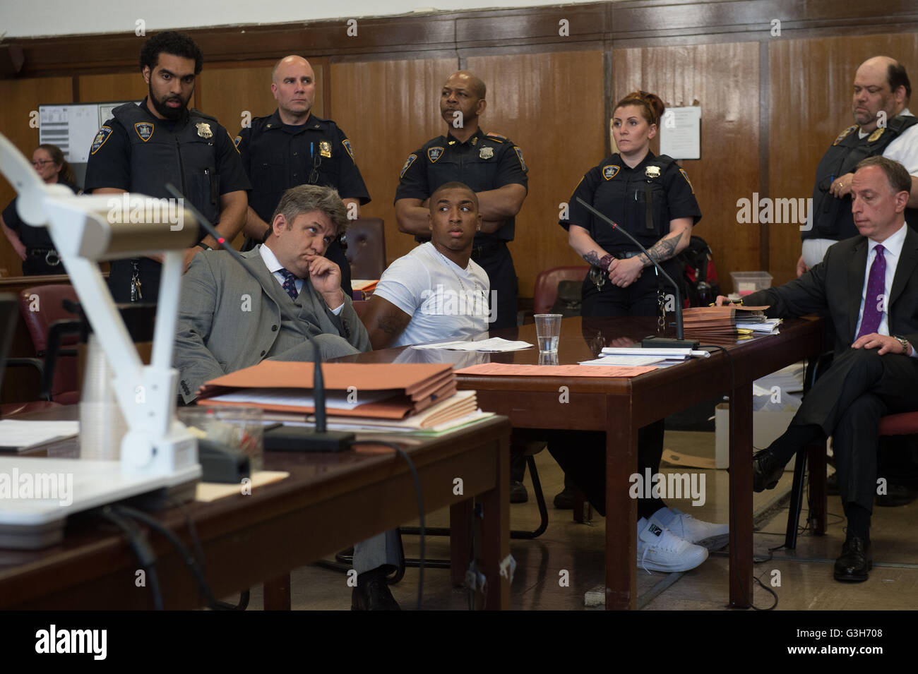 New York, NY, USA. 24th June, 2016. TAYLONN MURPHY is sentenced in ...