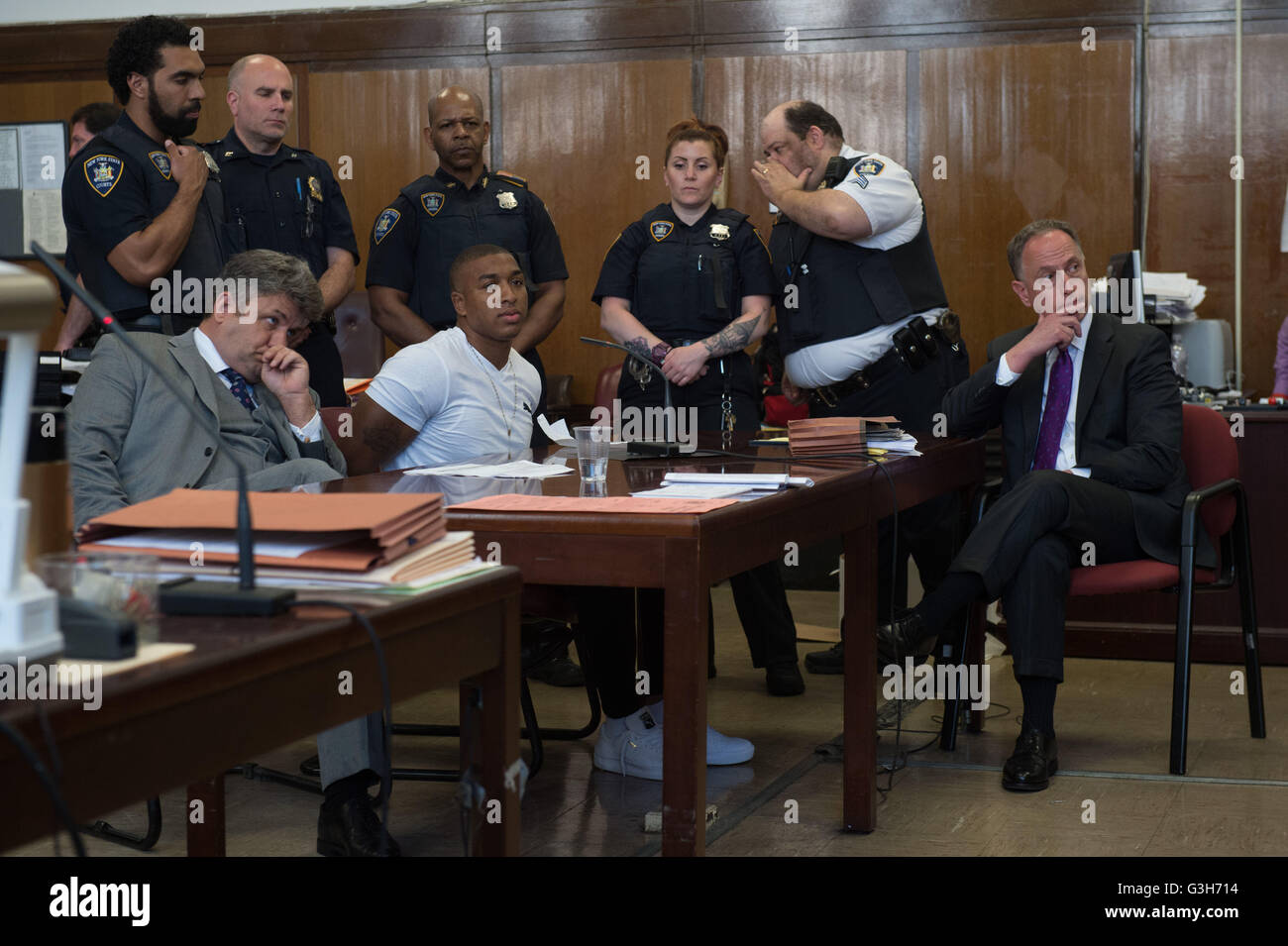 New York, NY, USA. 24th June, 2016. TAYLONN MURPHY is sentenced in ...
