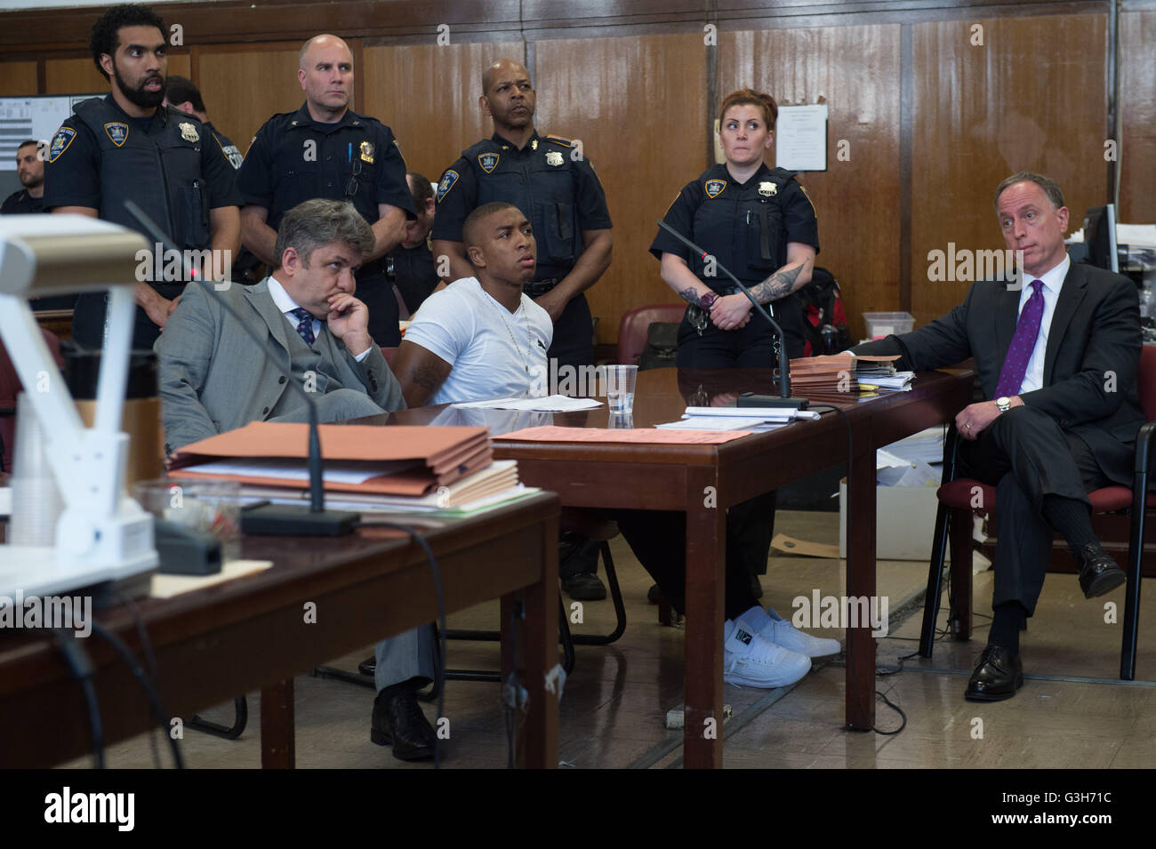 New York, NY, USA. 24th June, 2016. TAYLONN MURPHY is sentenced in ...