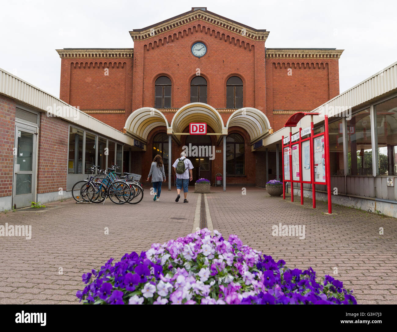 The station of the German-Polish border town Guben, Germany, 20 June ...