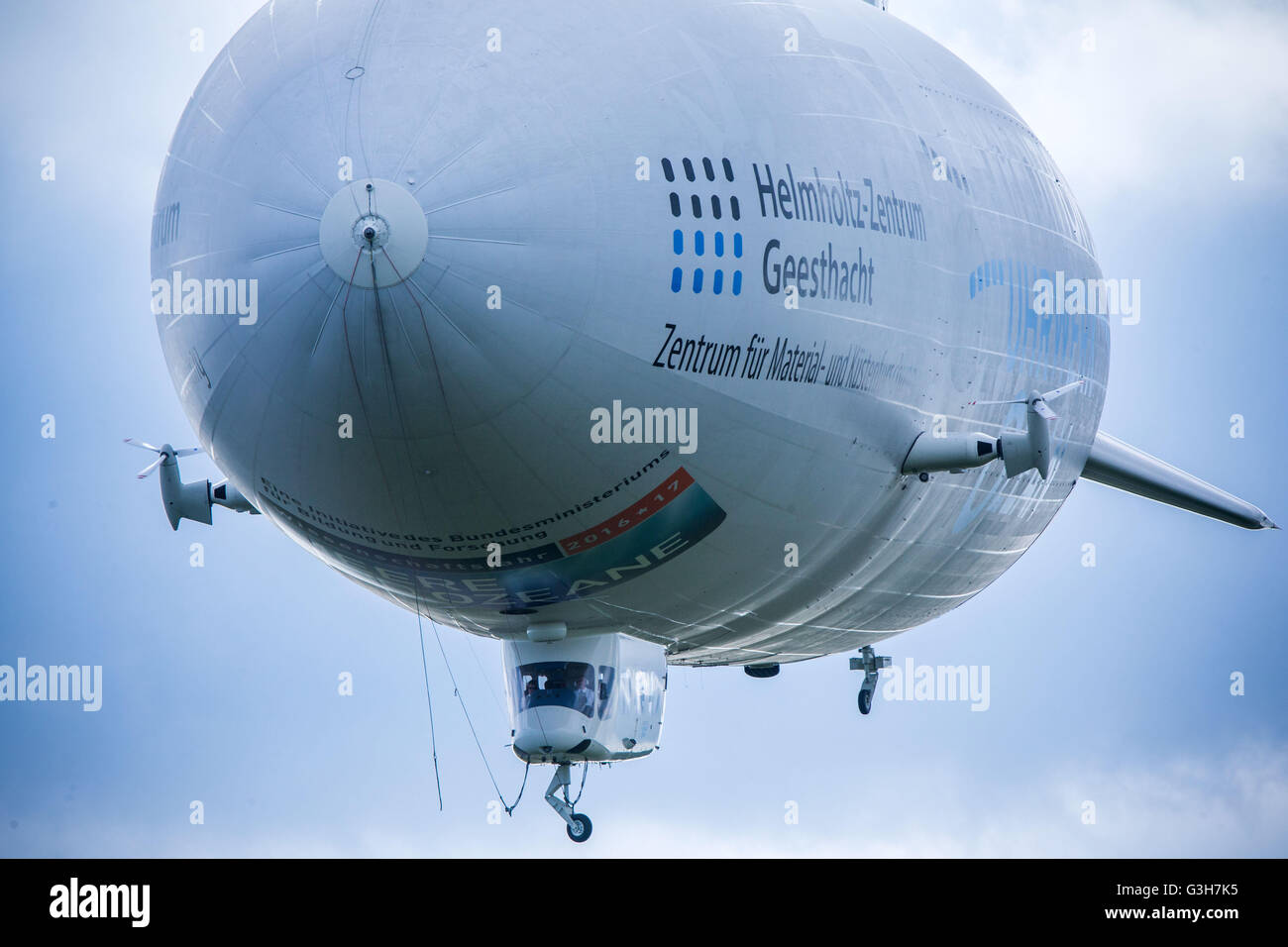 Scientists of the Helmholtz centre starting a zeppelin expedition for ...