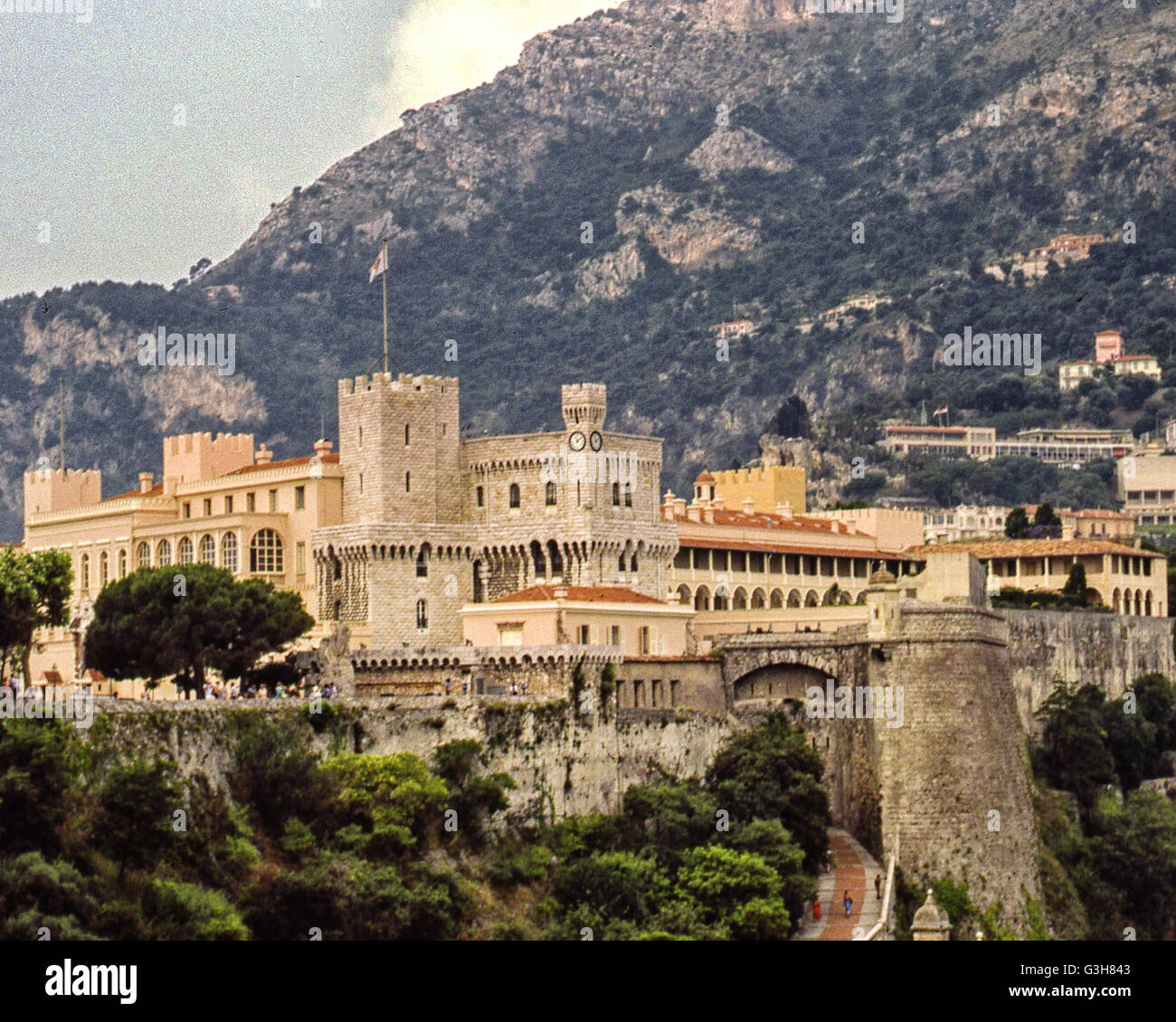 Le rocher monaco above hi-res stock photography and images - Alamy