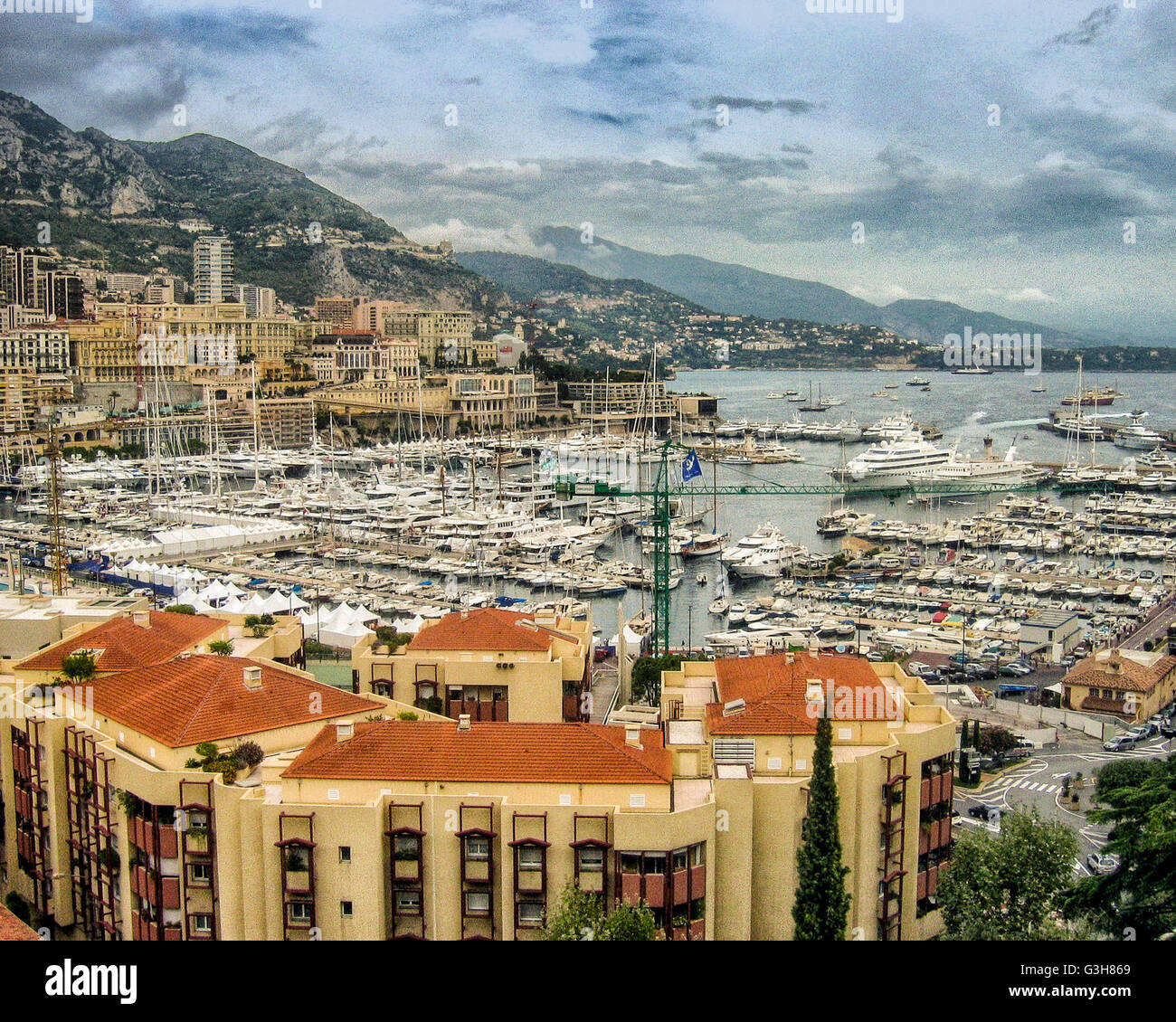 Monaco, Principality of Monaco. 24th Sep, 2004. The busy deep-water ...