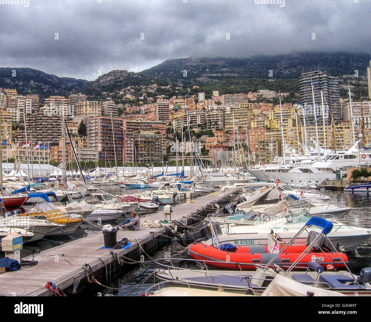 Monaco, Principality of Monaco. 24th Sep, 2004. The busy deep-water ...