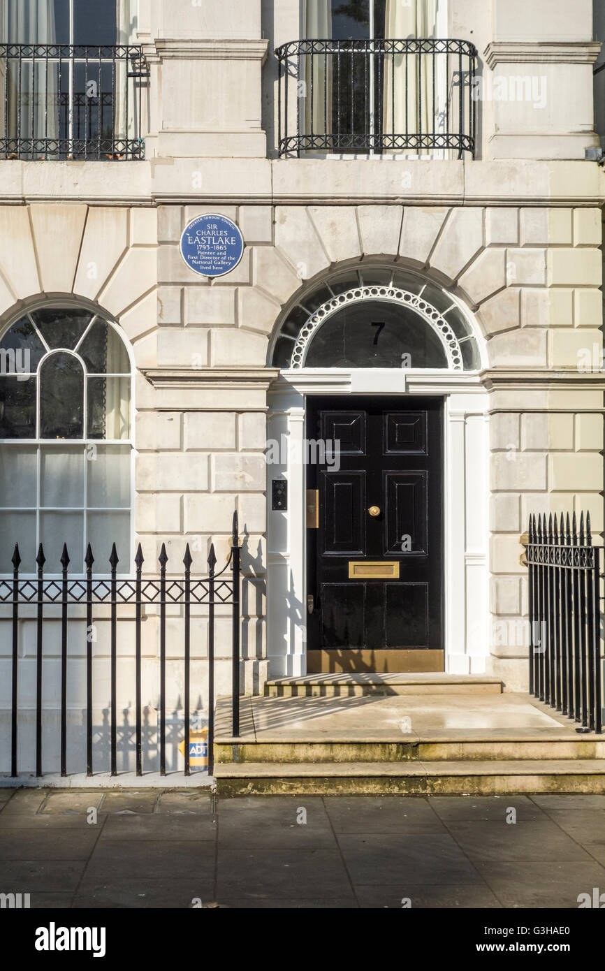Blue plaque house hi-res stock photography and images - Alamy