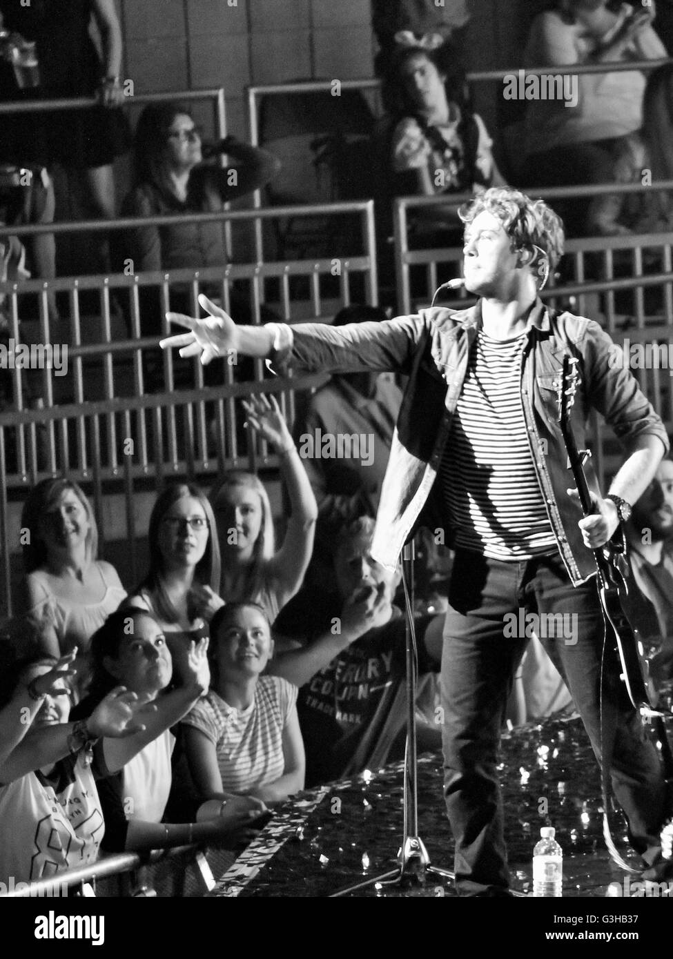 Pigs pigs pigs pigs pigs pigs pigs concert Black and White Stock Photos ...