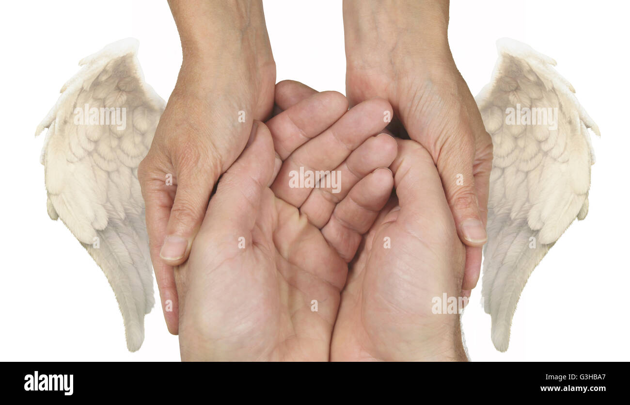 Hands Cupped Together High Resolution Stock Photography and Images - Alamy