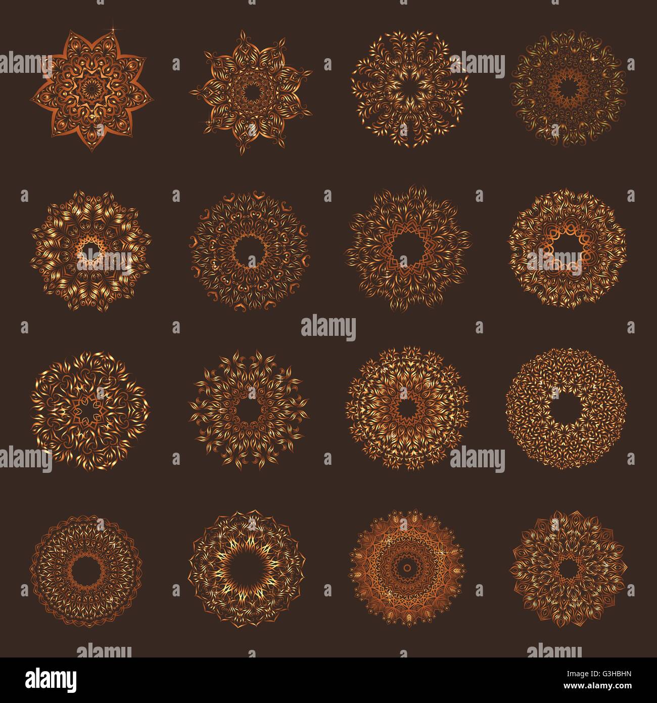 Mandala collection hi-res stock photography and images - Alamy