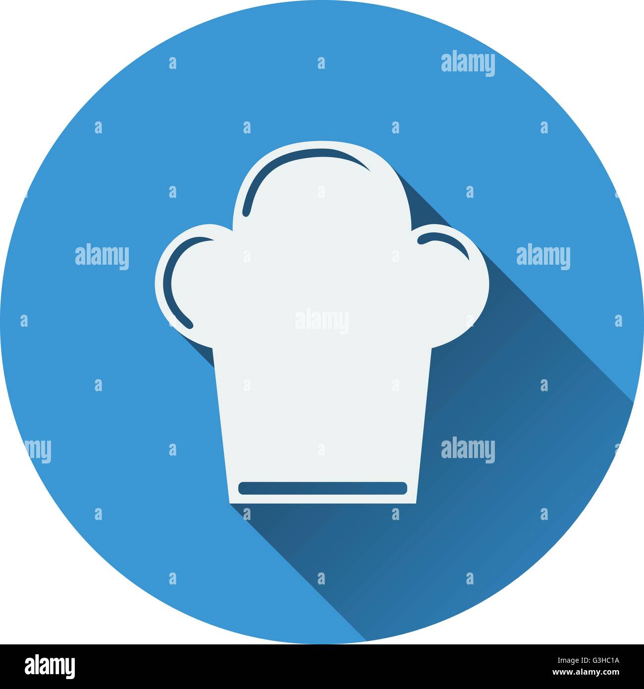 Chief cap icon. Flat design. Vector illustration Stock Vector Image ...