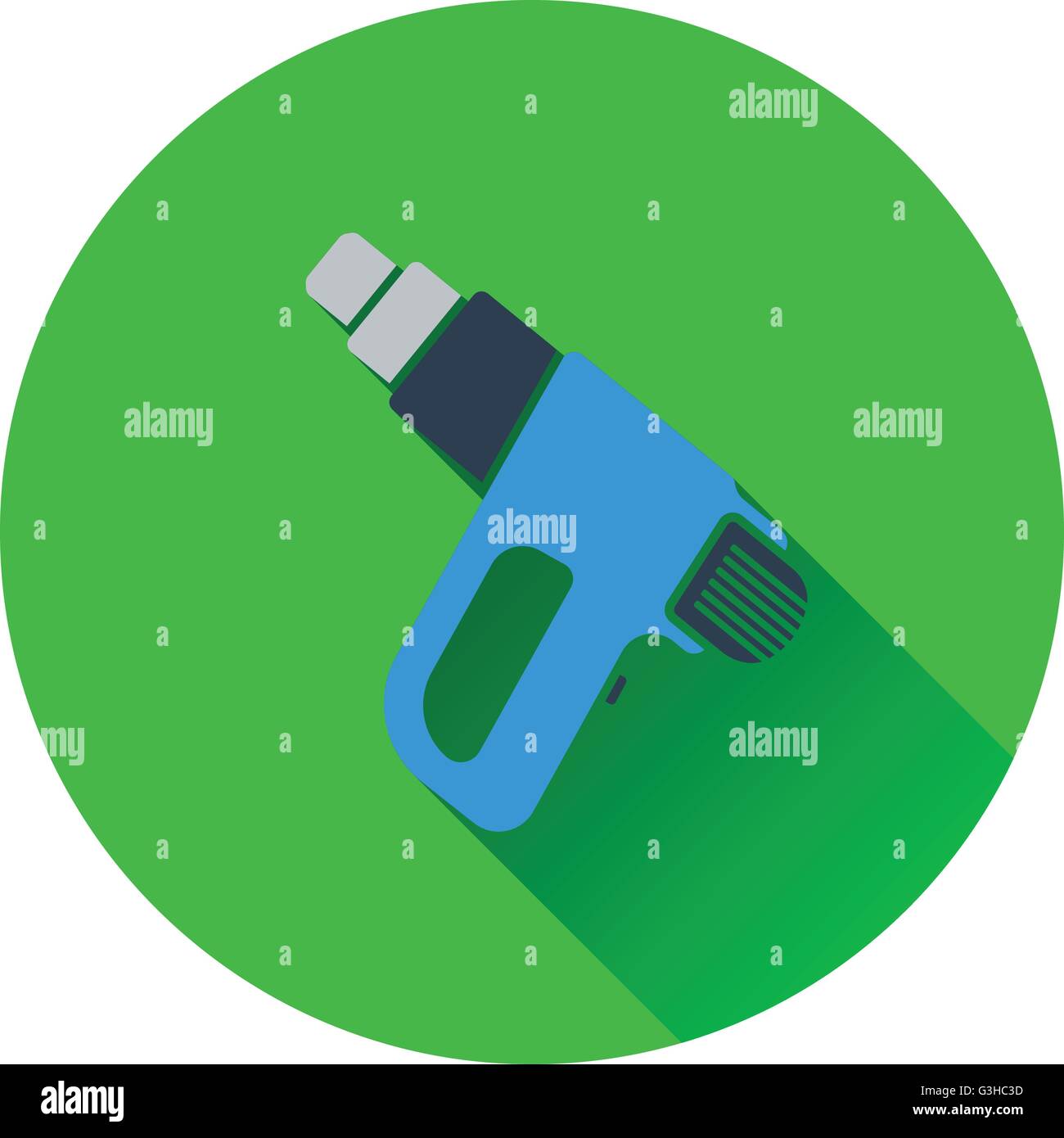 Icon of electric industrial dryer. Flat design. Vector illustration ...