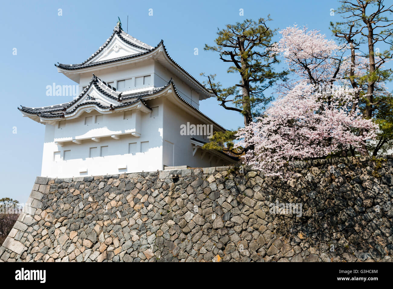 Japan, Nagoya castle. The Southwest corner turret, Hitsuhi-saru yagura ...