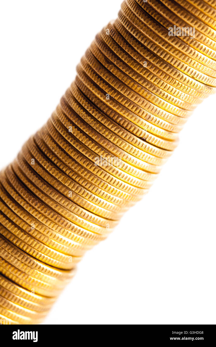 Gold coin stack hi-res stock photography and images - Alamy